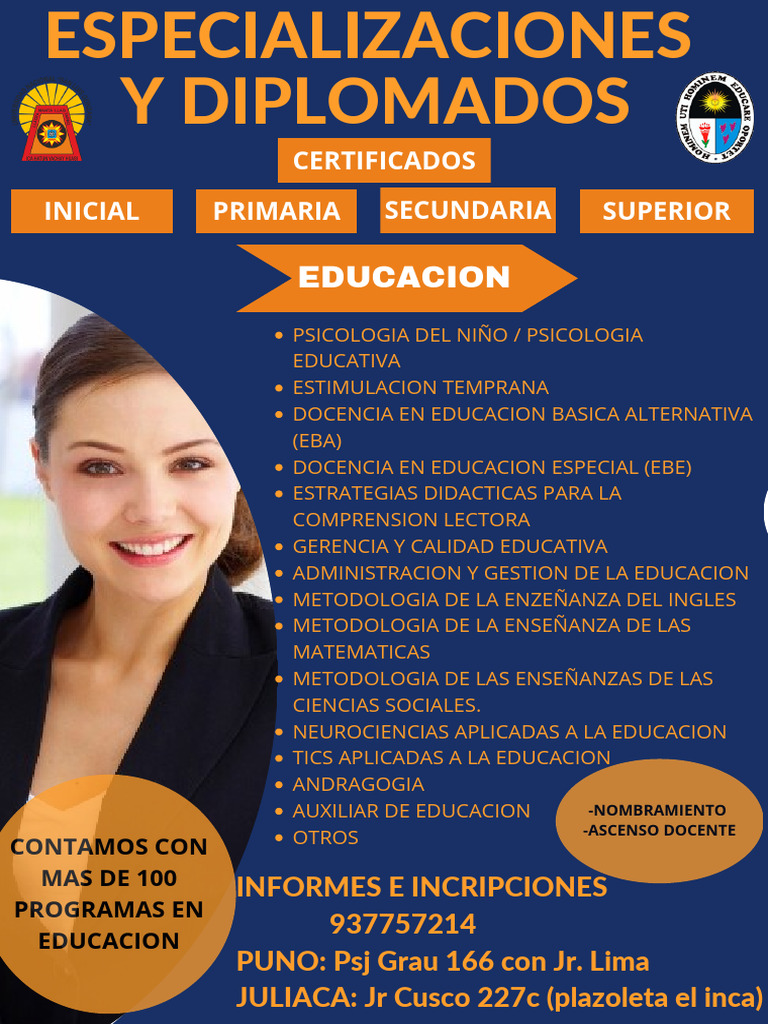 Especializaciones y Diplomados | PDF