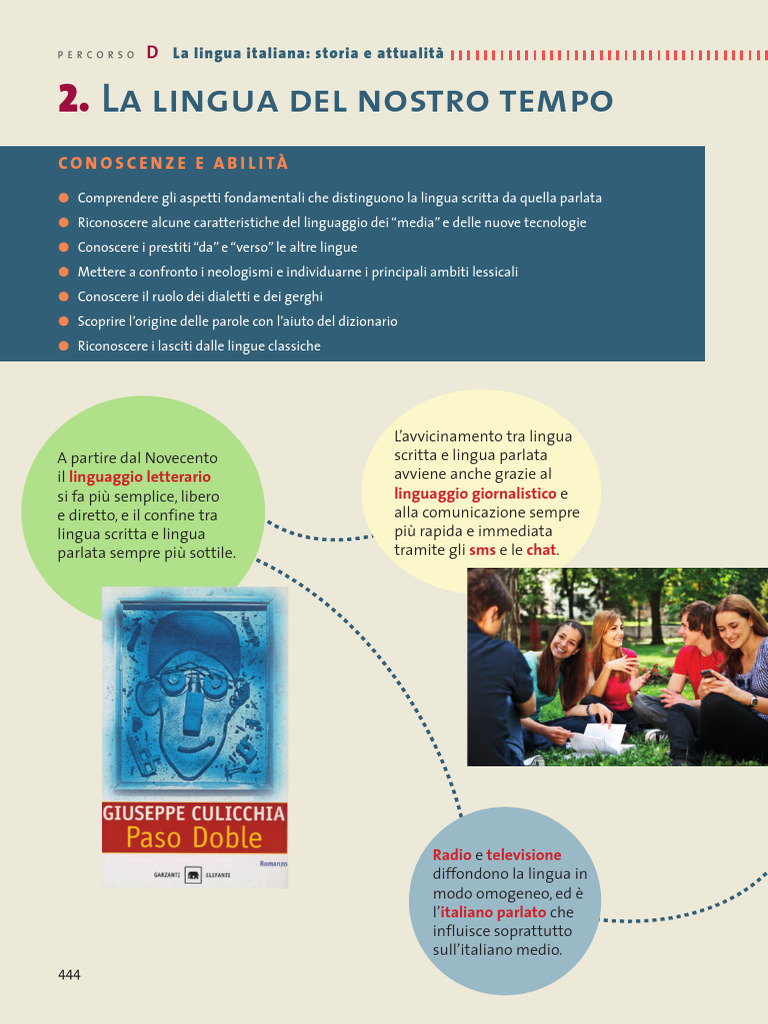 La Lingua Italiana Contemporanea | PDF