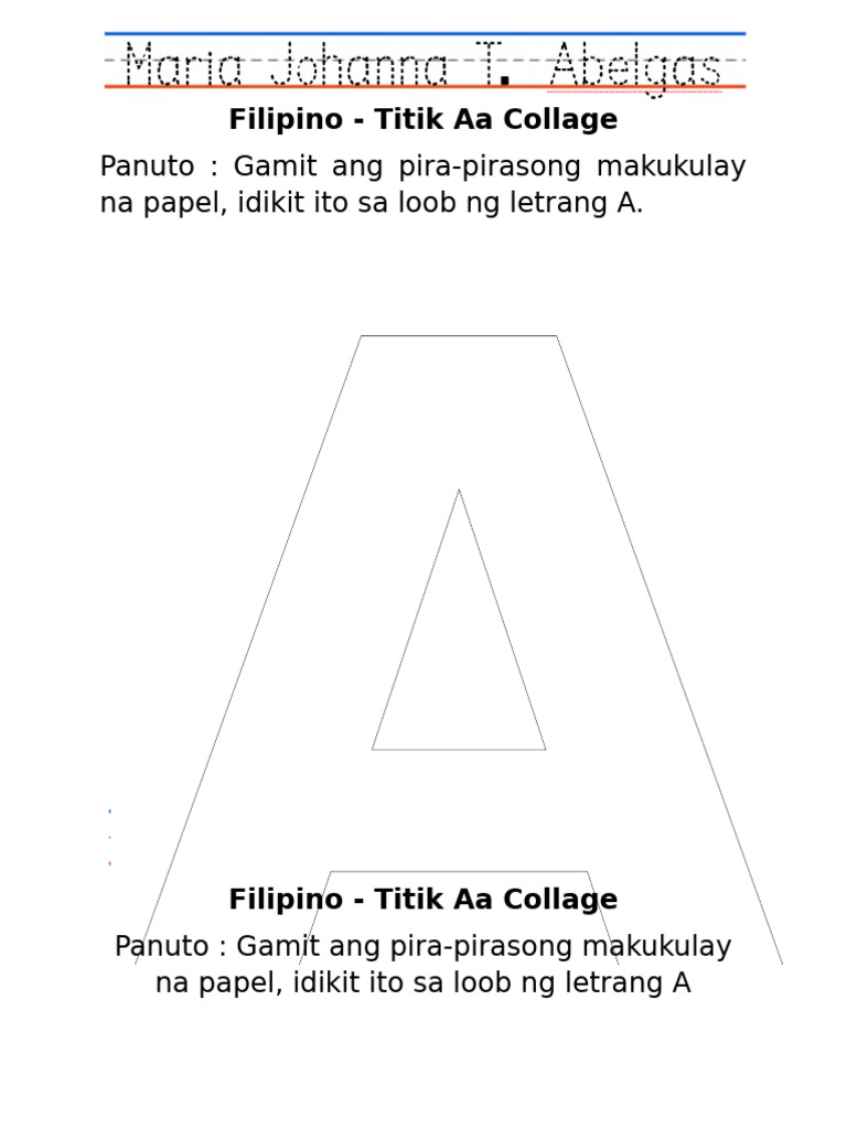 Filipino-Titik Aa | PDF