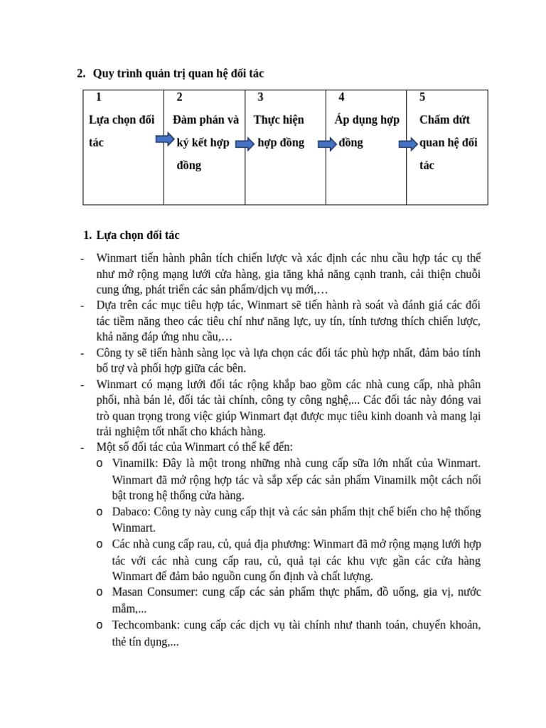 Quy trình quản trị quan hệ đối tác | PDF