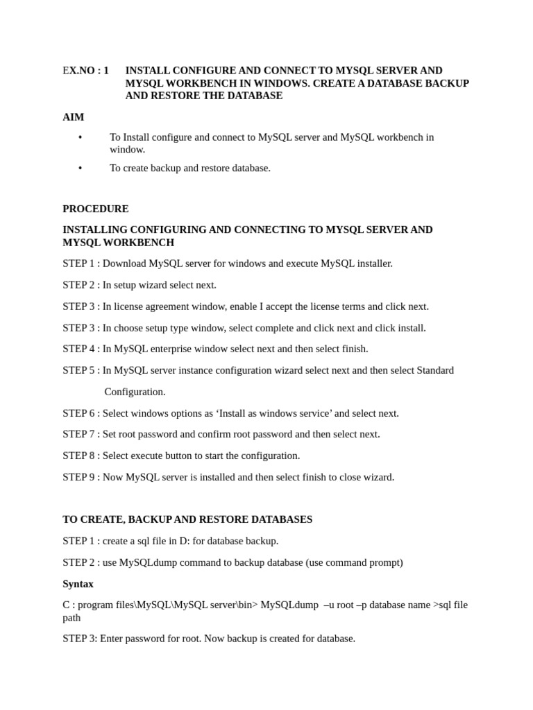 PART-A Rdbms Lab | PDF