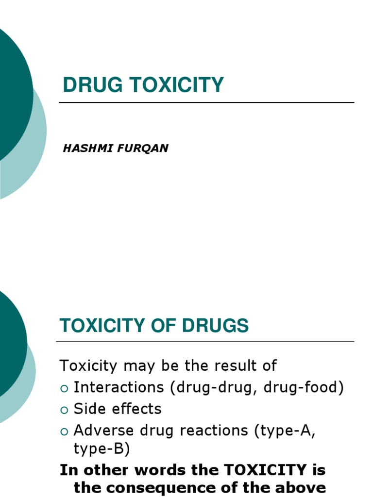 Drug Toxicity