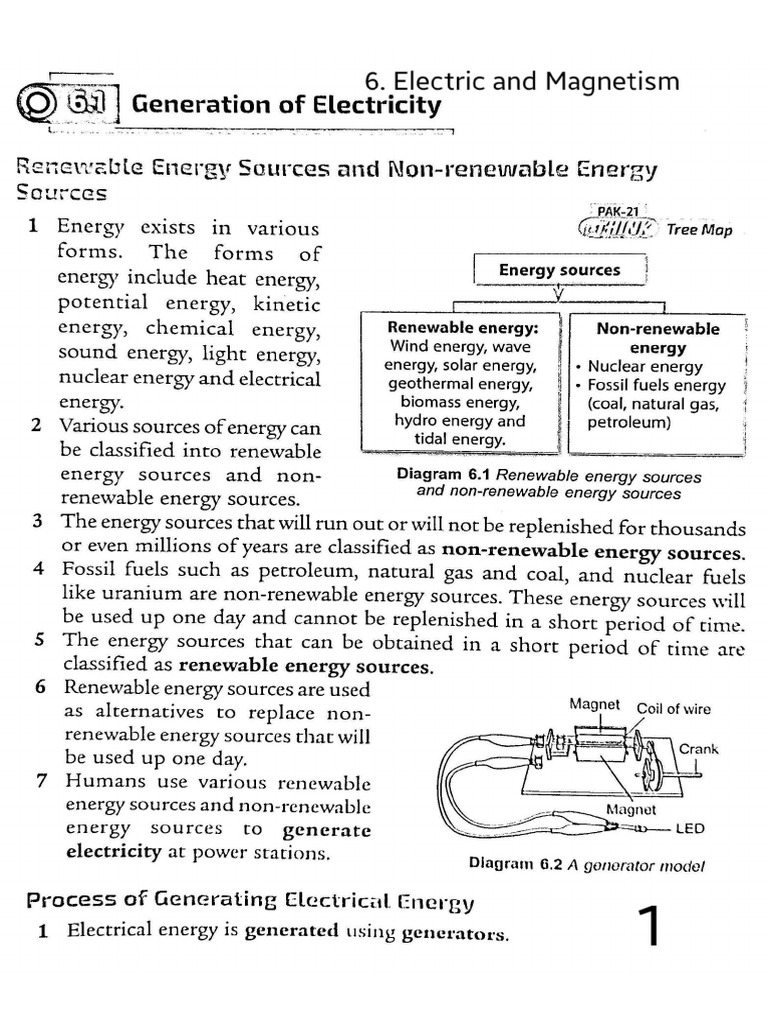 Electric and Magnetism Form 3 | PDF