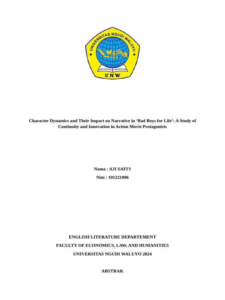 Proposal Penelitian Bad Boy of Life | PDF