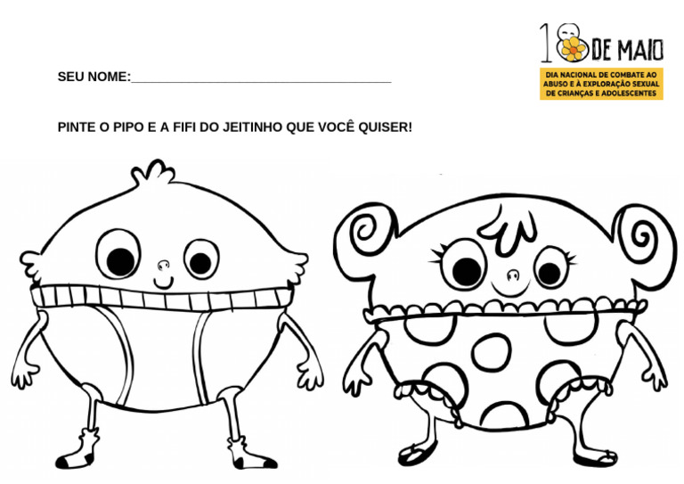 Atividade Pipo e Fifi | PDF | Jogos e Atividades