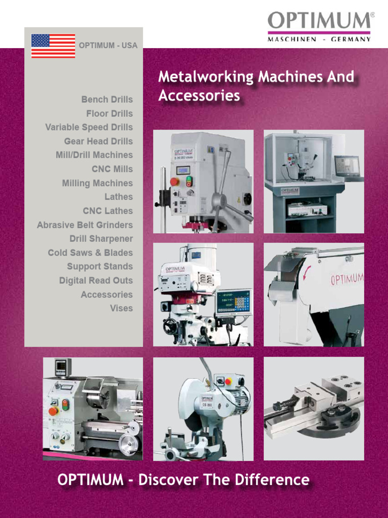 Metalworking Machines and Accessories | PDF | Drill | Belt (Mechanical)
