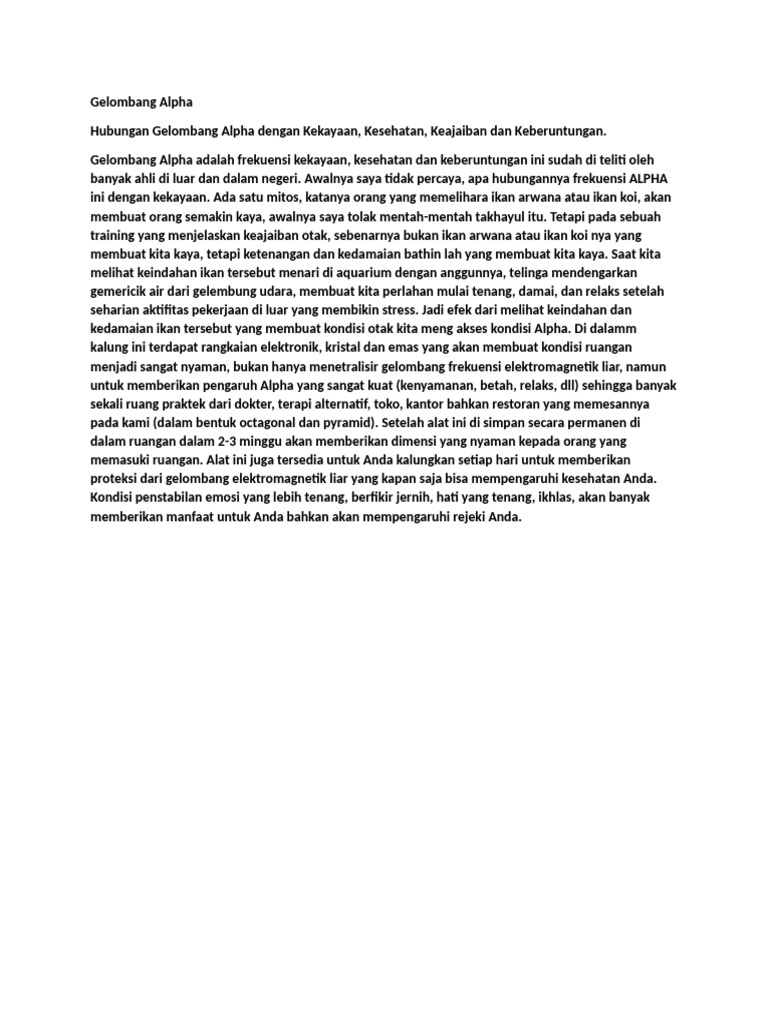 Alpha Moment | PDF