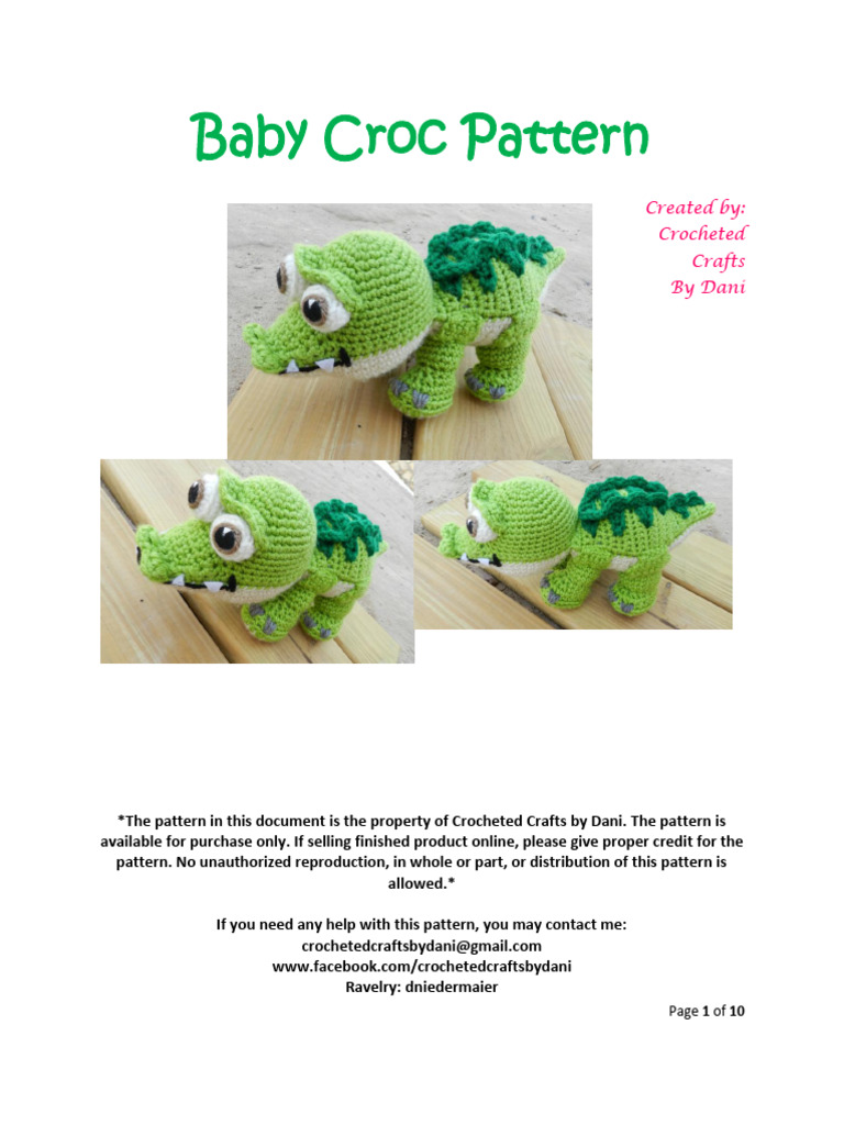 Baby Croc Dani | PDF