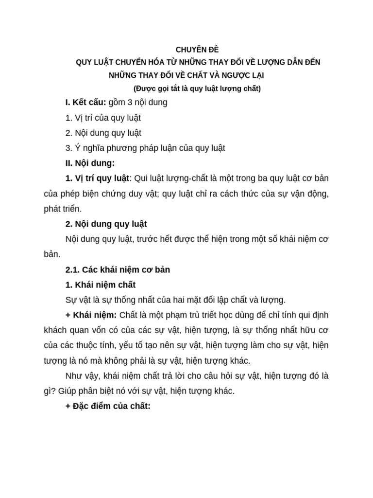 Quy Luat Luong - Chat | PDF