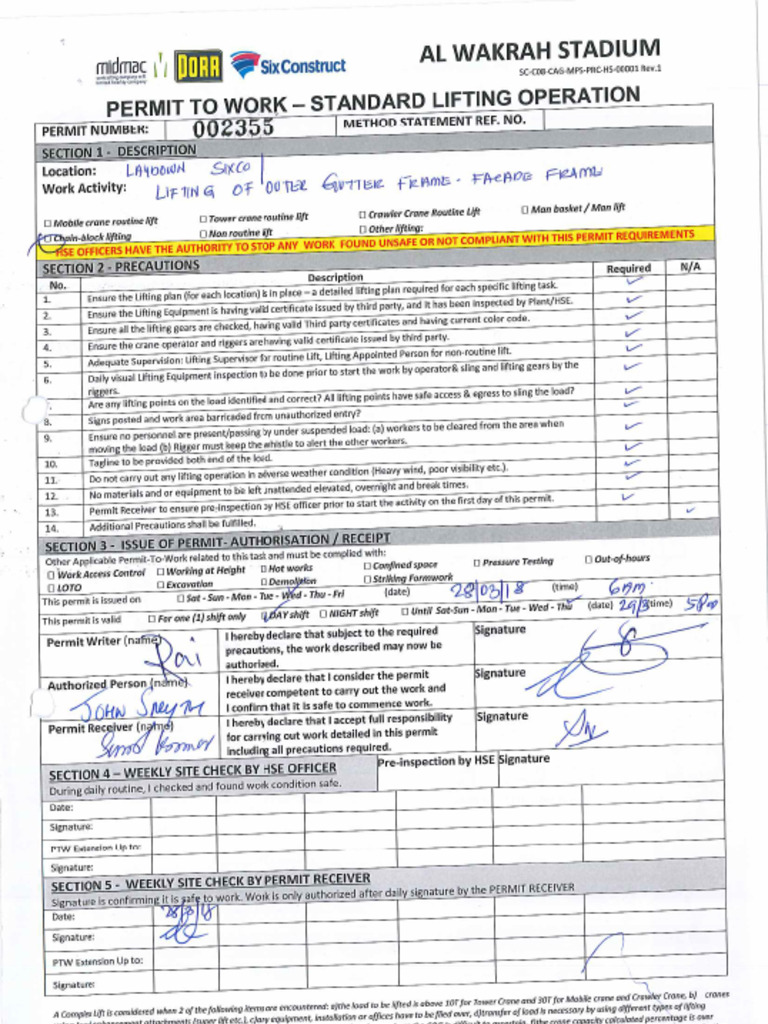 PTW - Obtained | PDF