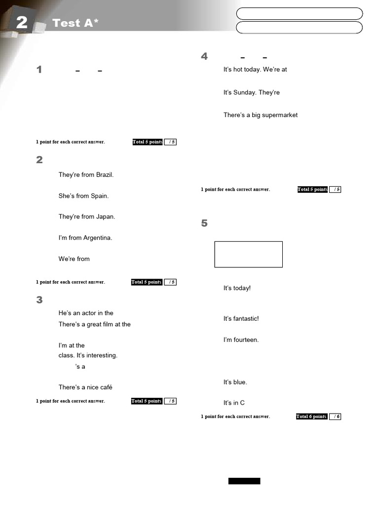 Together Starter 2A One-Star | PDF