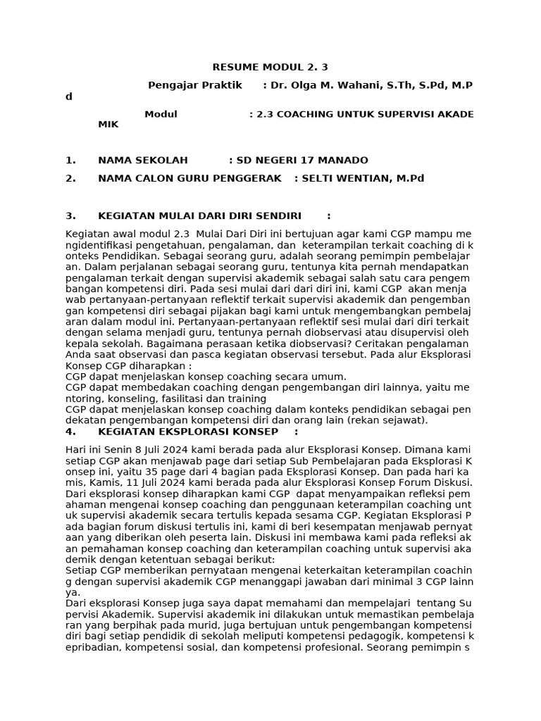 RESUME MODUL 2 3.docx SELTI CGP 10 | PDF