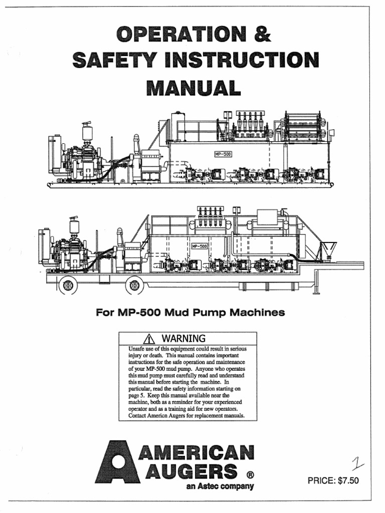 MP500 Operation Safety Instruction Manual | PDF