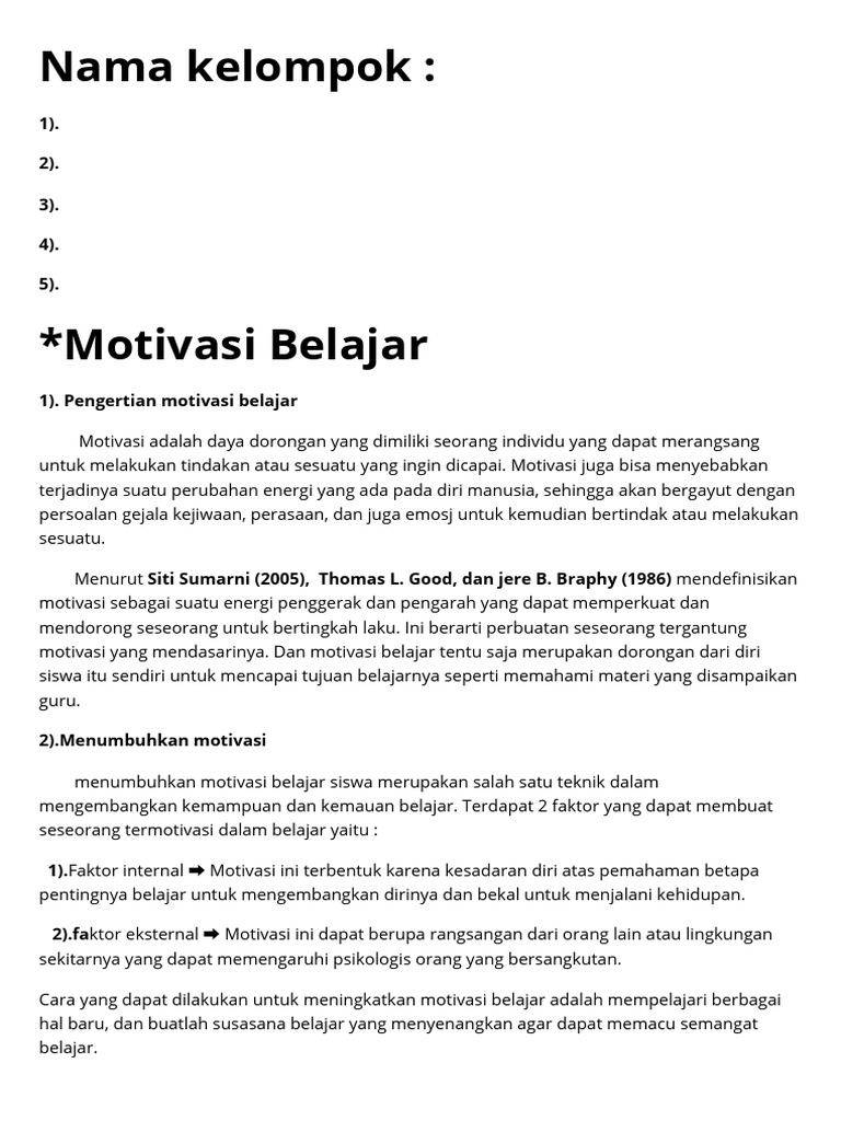 Motivasi Belajar - 20240820 - 191041 - 0000 | PDF