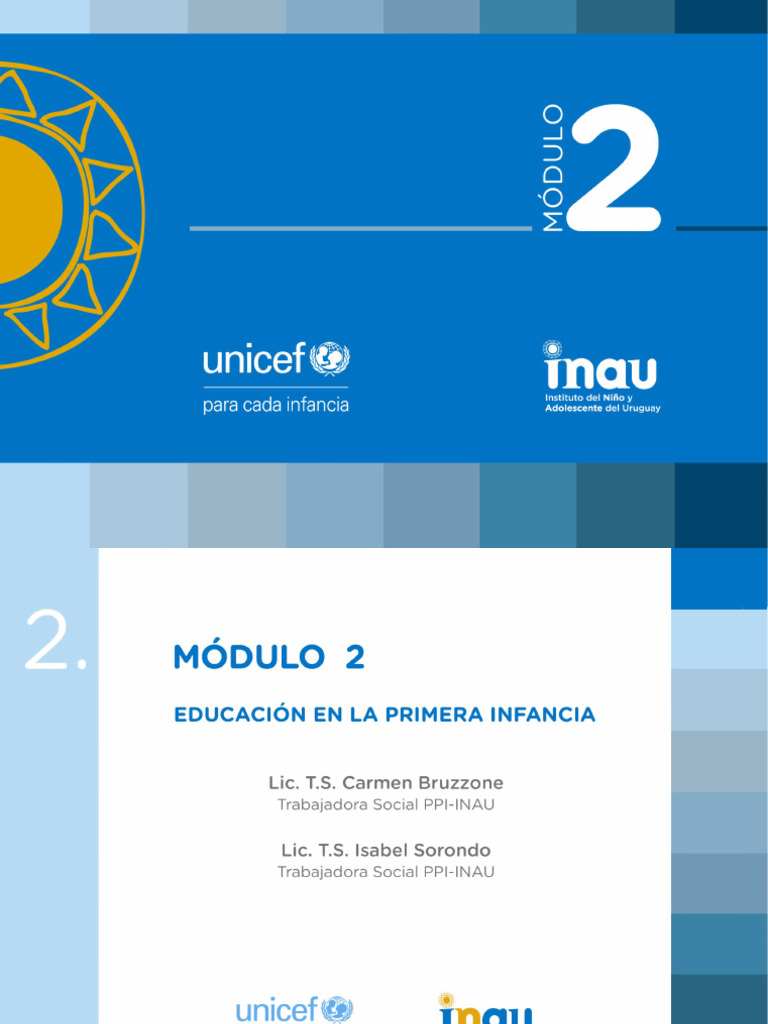 Modulo 2 Curso Autoadministrado Primera Infancia Inau 2022 | PDF