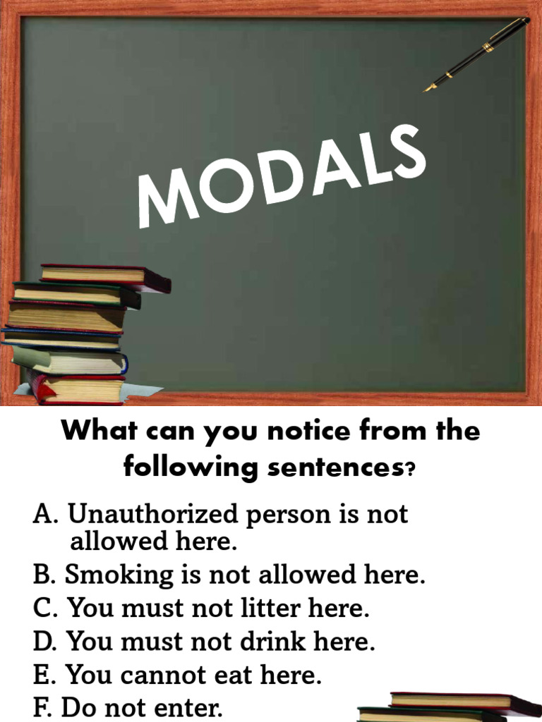 MODALS | PDF