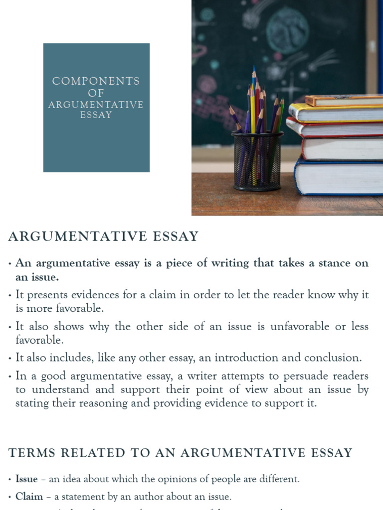 Components of Argumentative Essay | PDF