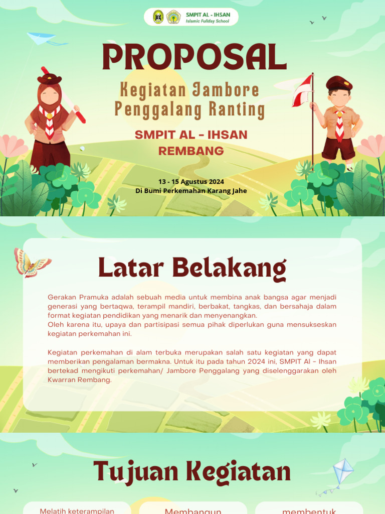 Proposal Jamran SMPIT Al Ihsan | PDF