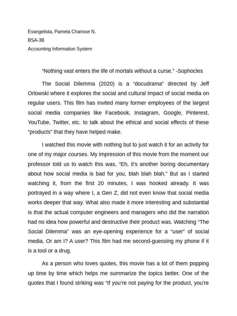 AIS Reaction Paper | PDF