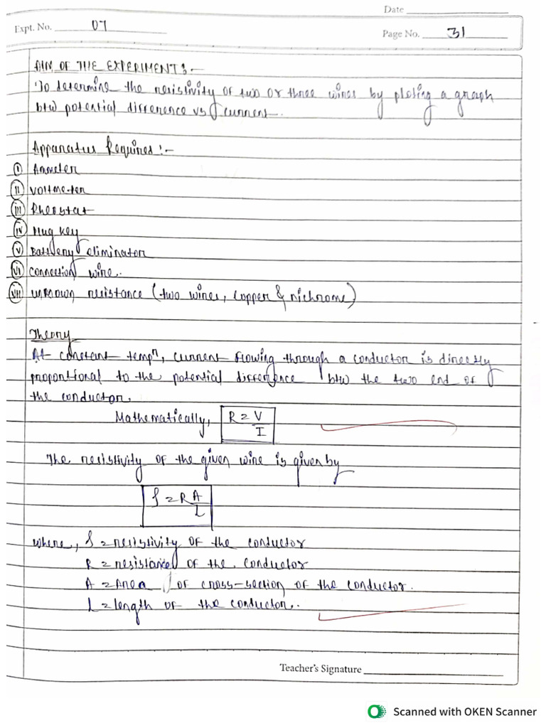 Physics Experiment - 7 | PDF