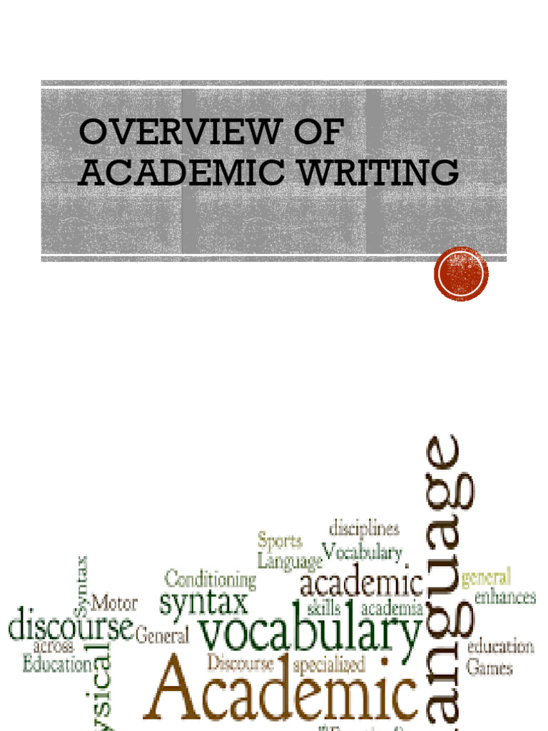 Overview of Academic Writing With Hedging Topic | PDF | Verb | Language ...