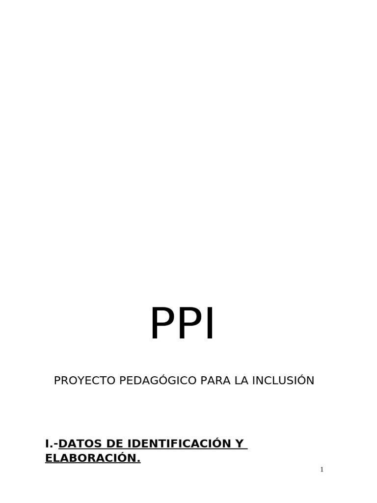 Ppi para Completar | PDF