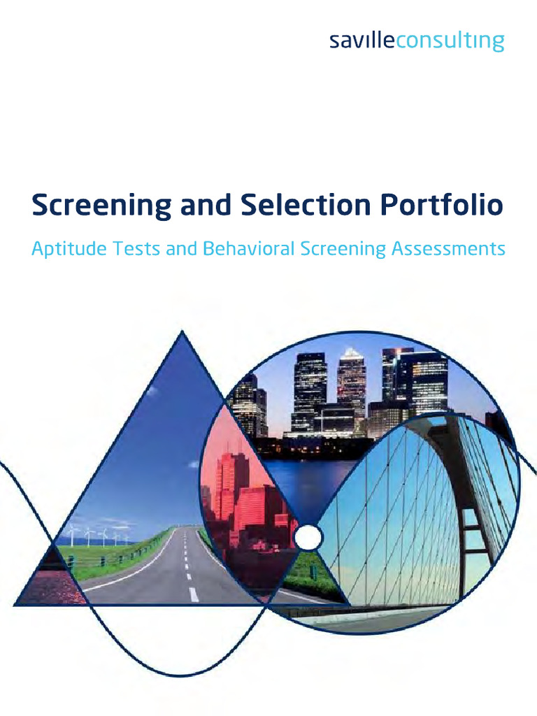 Saville Consulting Aptitude Assessment 2012 | PDF