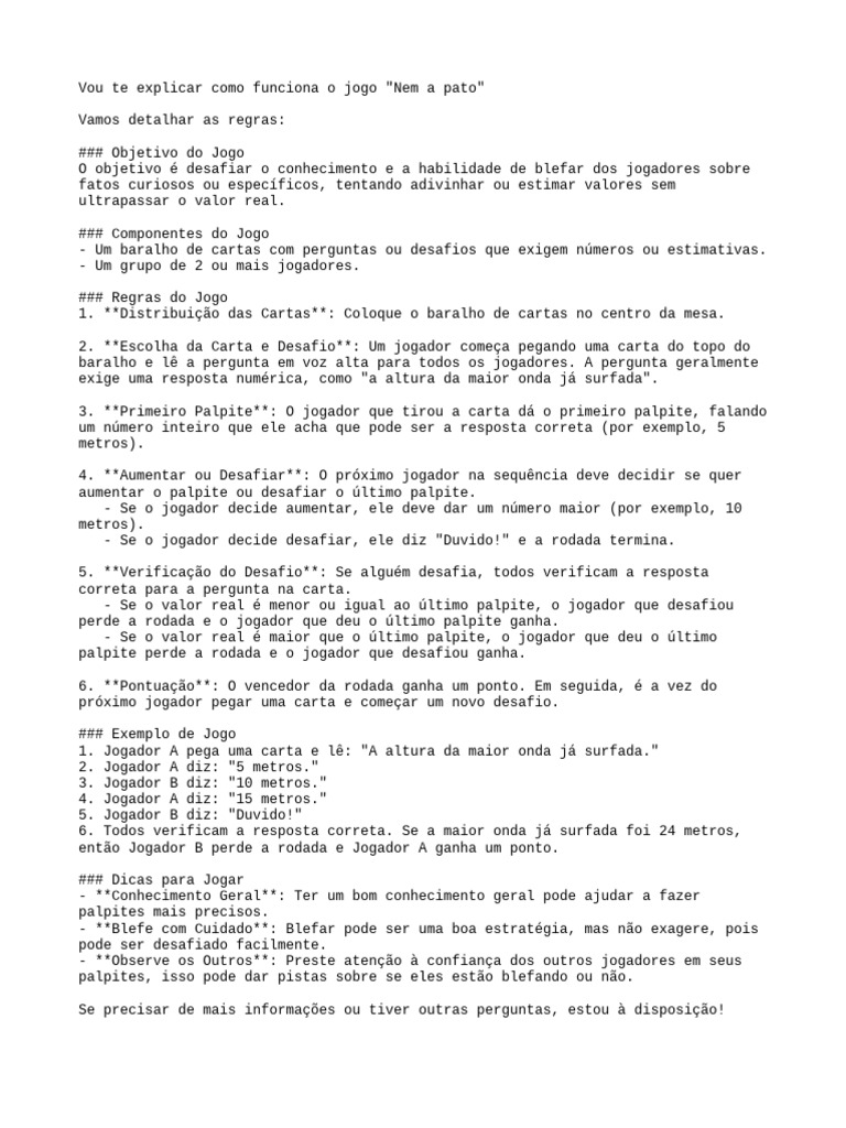 Nem A Pato Script | PDF