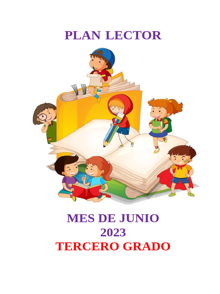 3° Grado Plan Lector Junio 2023 | PDF