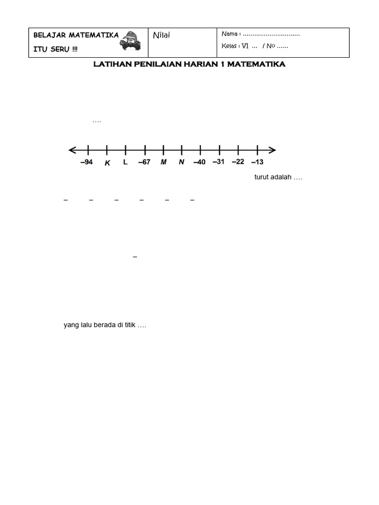Latihan Ph 1 Matematika Pdf