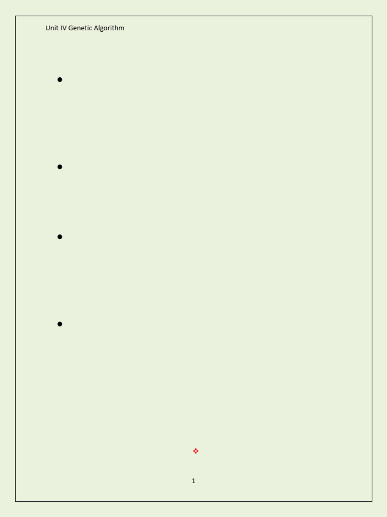 Unit Iv Genetic Algorithm Pdf 1622