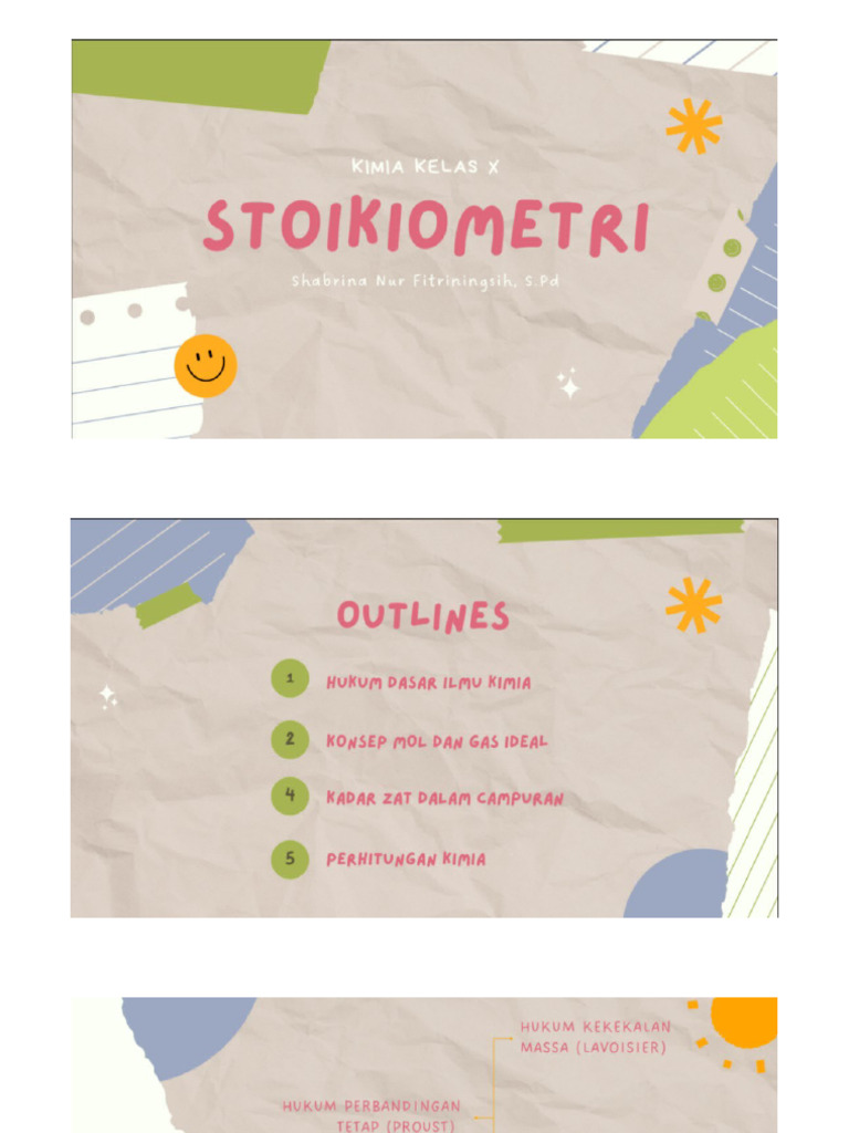 Chapter 8 - Stoikiometri (PPT) | PDF