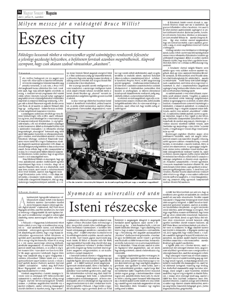 Eszes City: Isteni Részecske | PDF