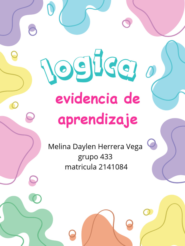 Evidencia de Lógica - E2 | PDF
