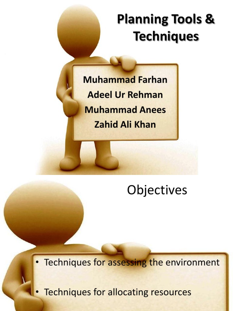 Planning Tools & Techniques Final | PDF | Forecasting | Scheduling ...