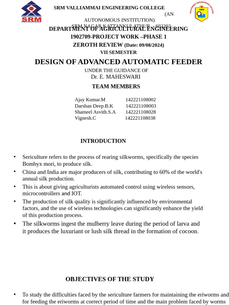 Zeroth Review Final Representation 2nd Batch | PDF