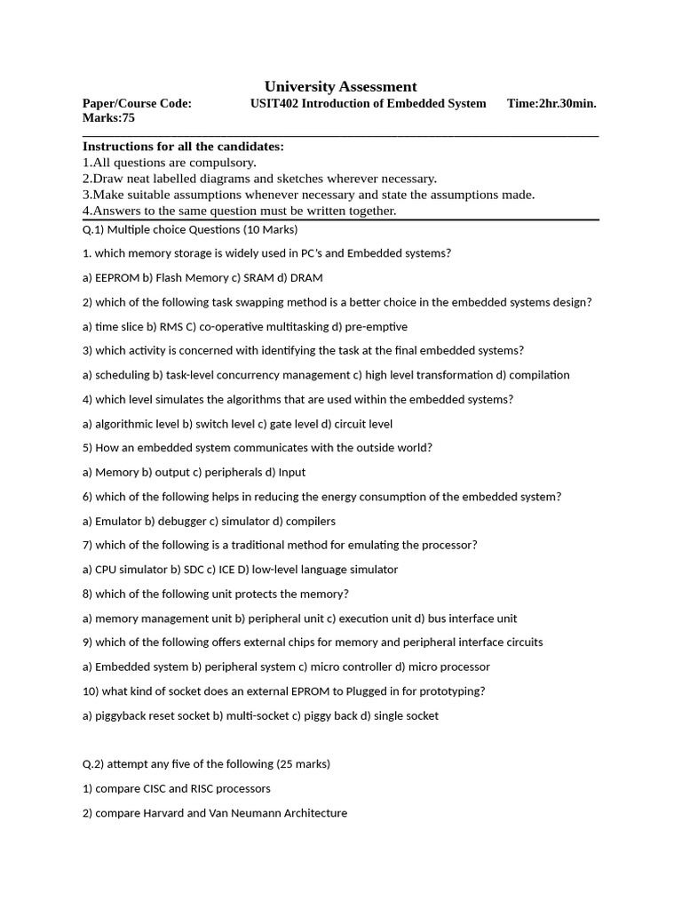 Embedded System Pdf