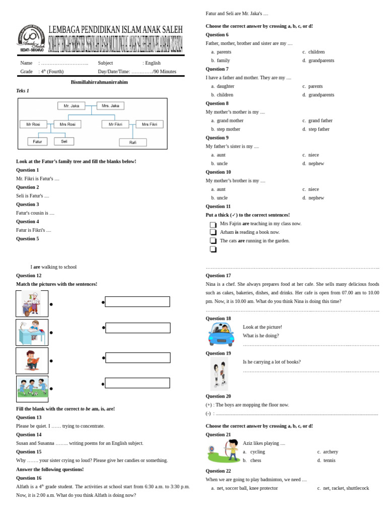 Sts 2 English (Fjr) | PDF