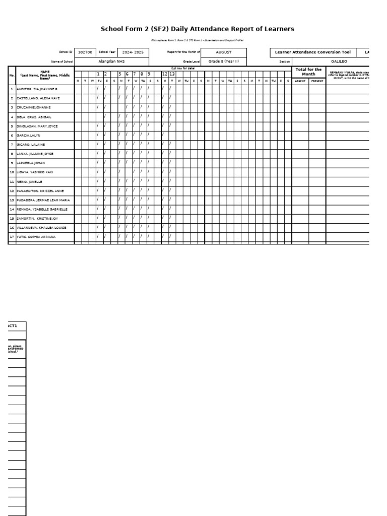 Sf2. August Galileo | PDF