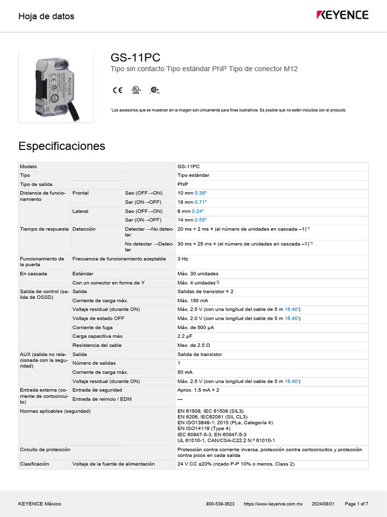 GS-11PC Datasheet | PDF