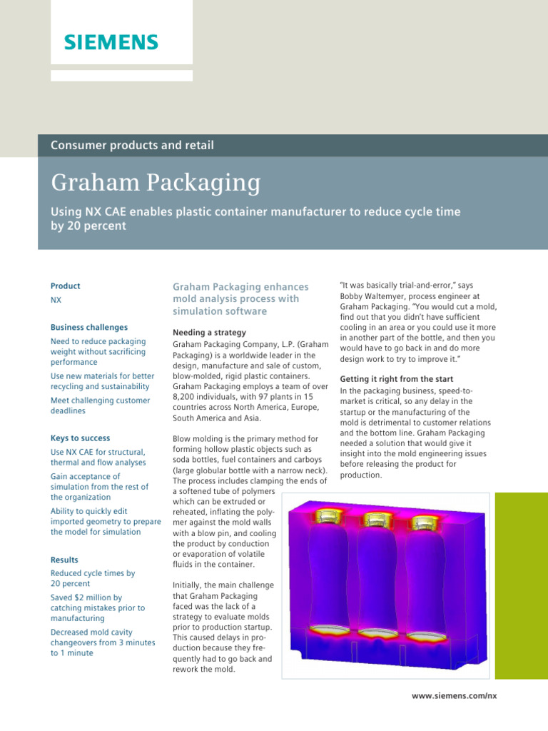 Siemens PLM Graham Packaging Case Study | PDF