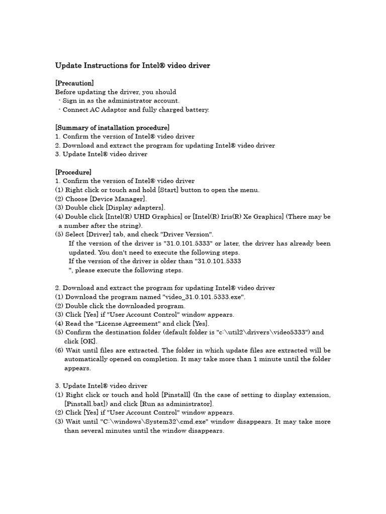 Video 31.0.101.5333 en | PDF