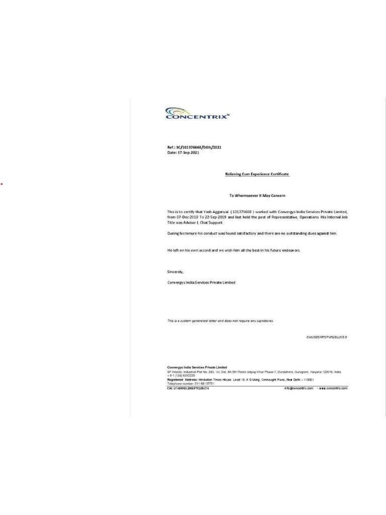 Concentrix PDF | PDF