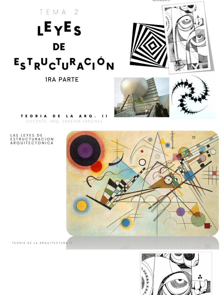 Tema 2 - Las Leyes de La Estructuracion - Bidimensionalidad | PDF