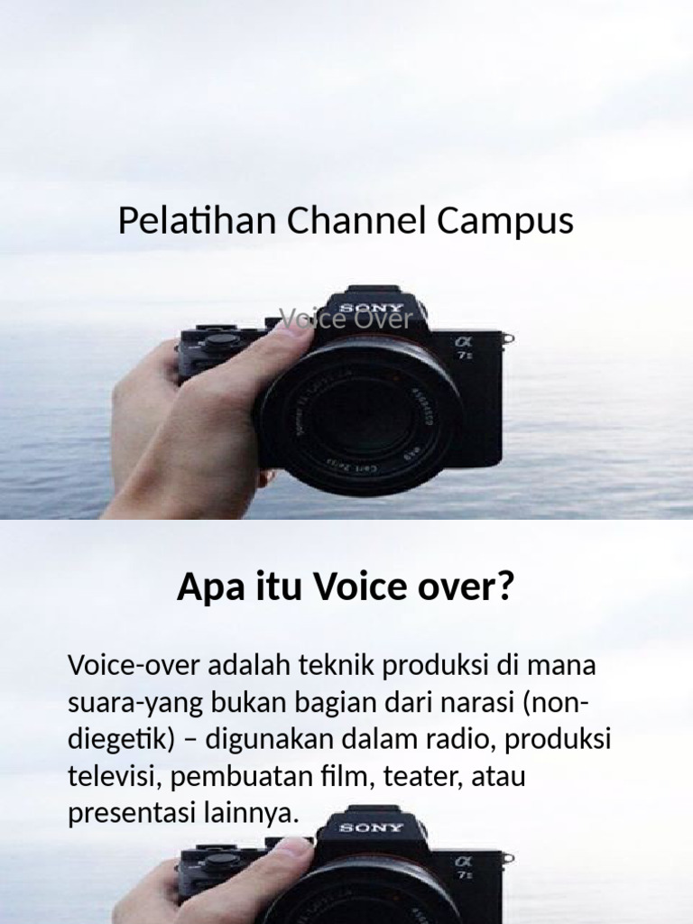 Materi Pelatihan VO Dan Dubbing | PDF