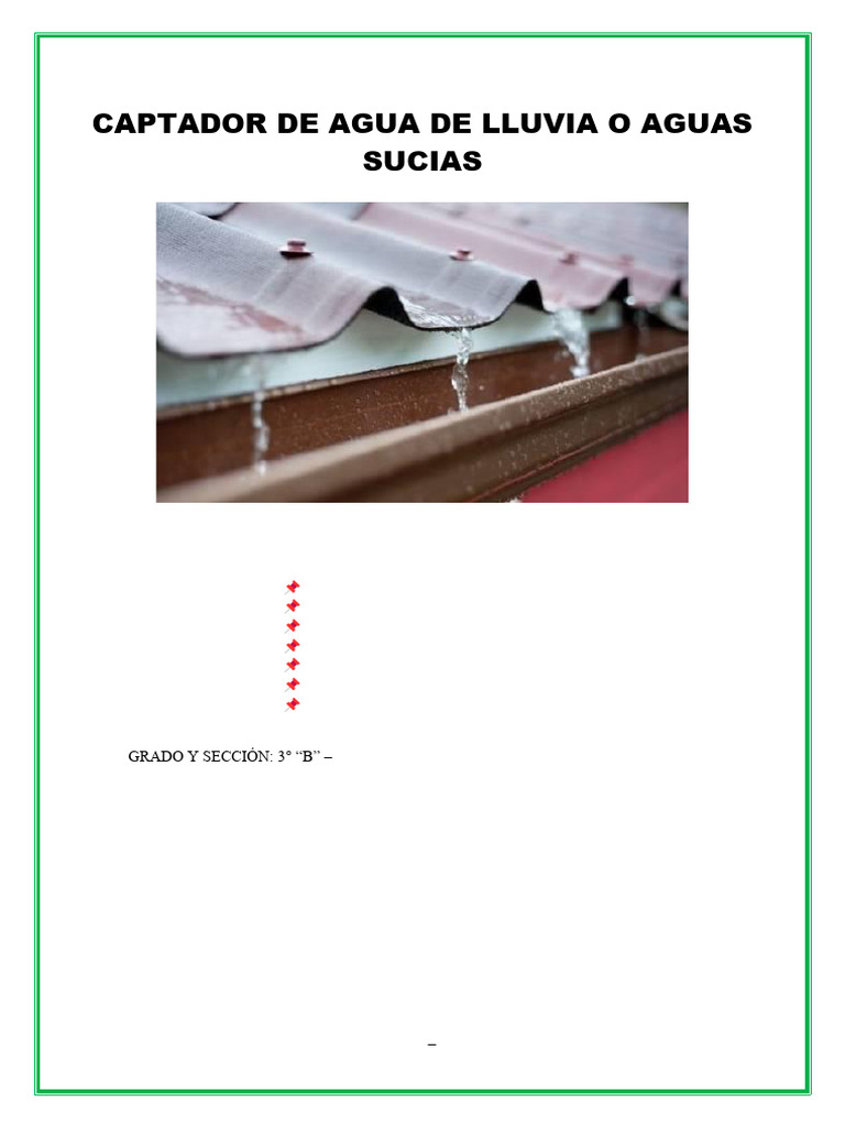 Lluvia Proyecto Coronel 2 | PDF