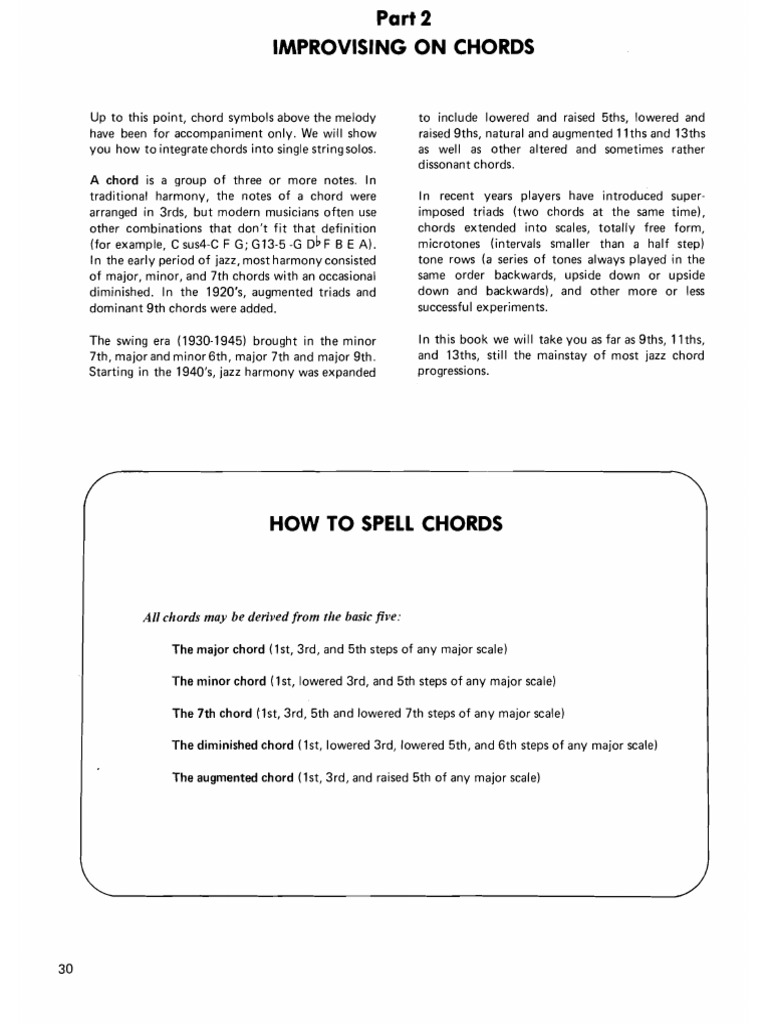 Improvisation CHORD (31-55) | PDF