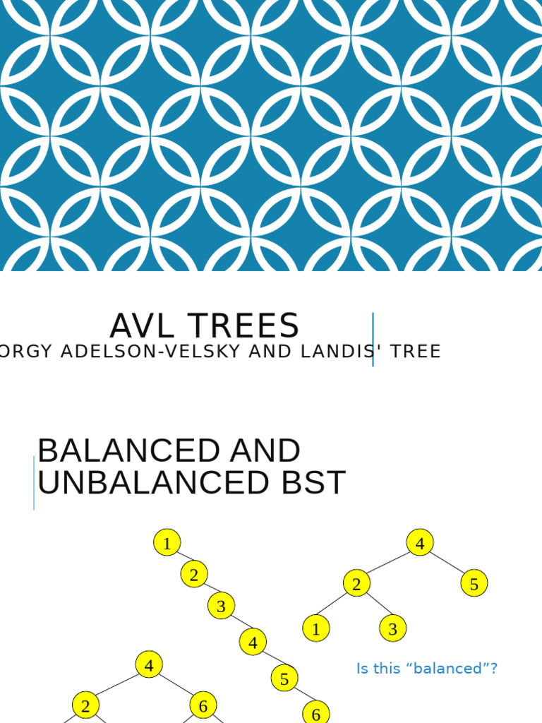 AVL Trees (Introduction + Rotations) | PDF