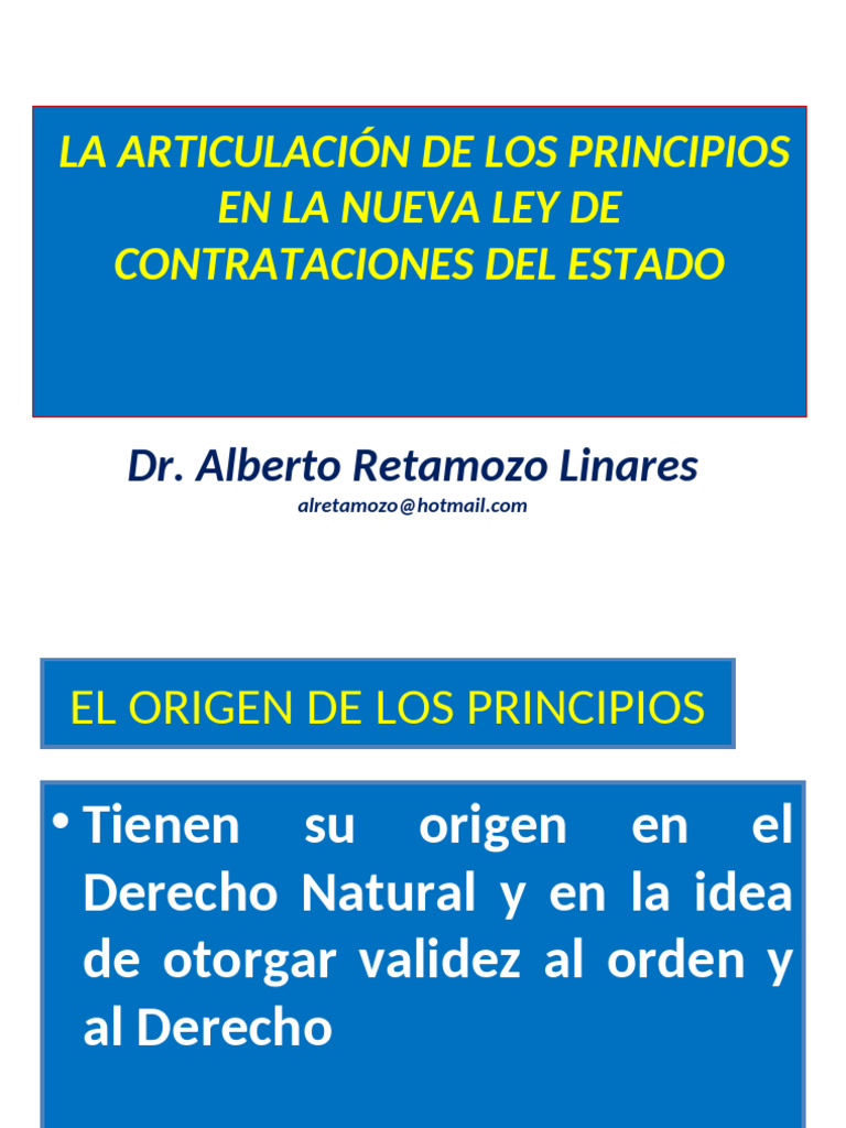 La Articulacion de Prin-Contrat | PDF