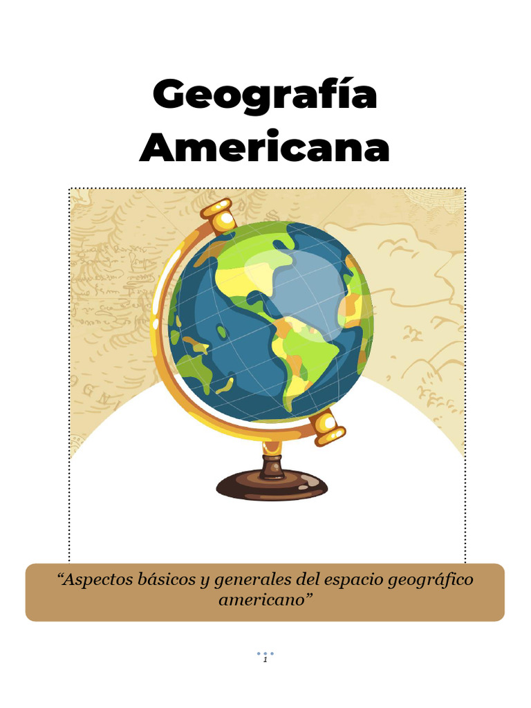 3 Geografía Americana. Cuaderno de Actividades | PDF